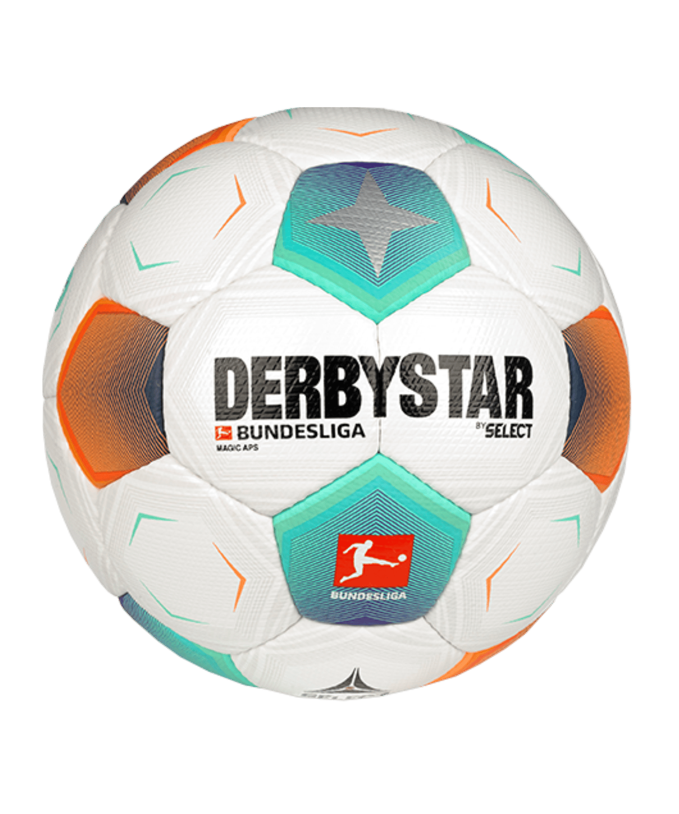 Derbystar Bundesliga Magic APS v23 Spielball 2023/2024 Weiss Türkis ...
