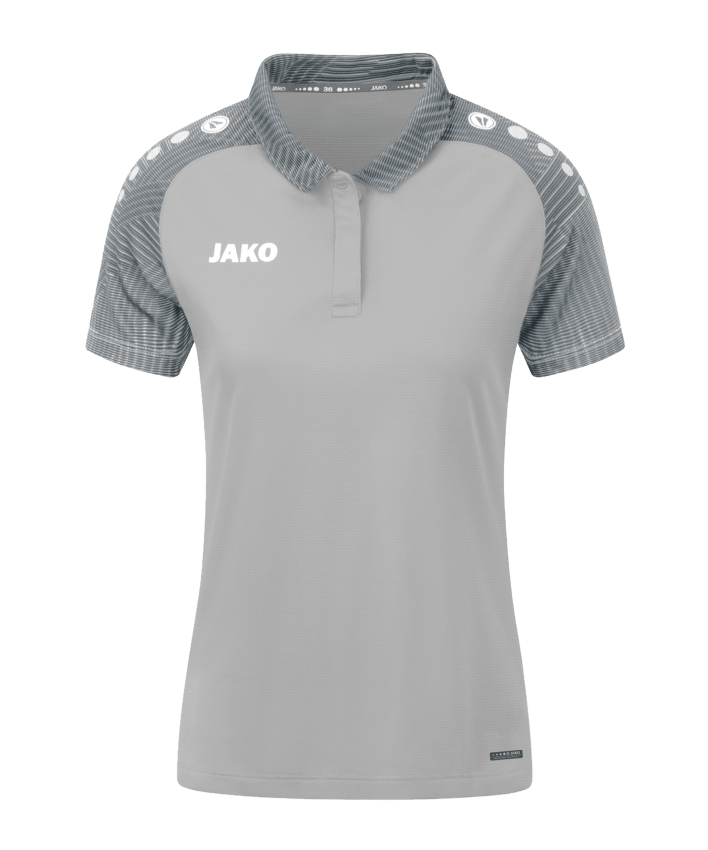 JAKO Performance Polo Damen Grau Grau F845 | 42 | 10225350.378